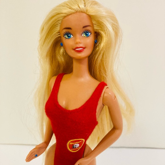 Mattel | Toys | Barbie Baywatch 994 Lifeguard Doll Vintage | Poshmark